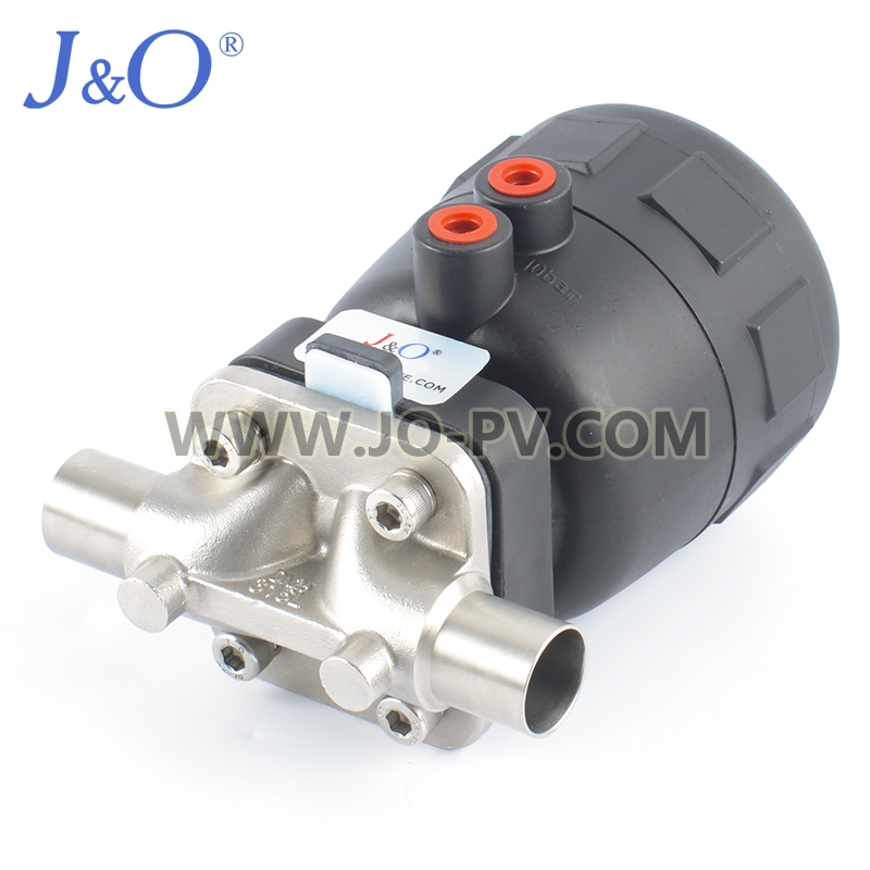 Sanitary Stainless Steel Welding Pneumatic Diaphragm Valves - J&O Fluid ...