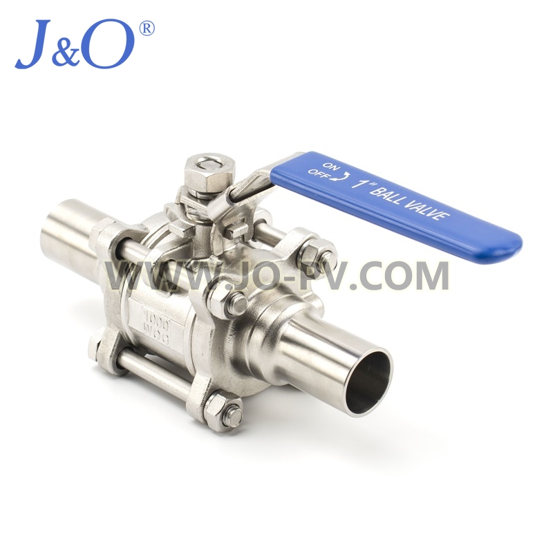 Three-Piece Sanitary Weld Ball valve - J&O Fluid Control Co., Limited.