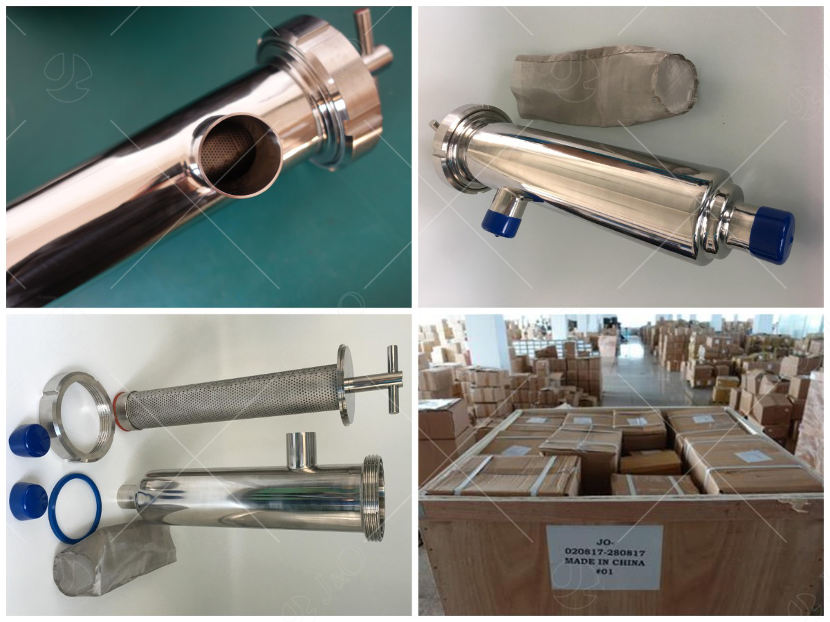 Sanitary Stainless Steel Tri Clamp Angle Type Filter Strainer - J&O ...