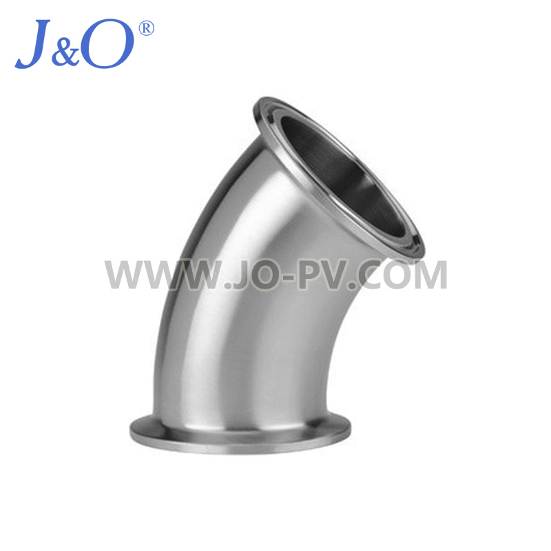 Sanitary 45 Degree Elbow Clamp - J&O Fluid Control Co., Limited.