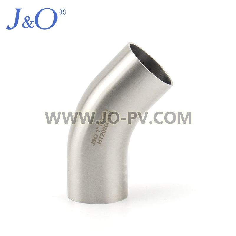 Sanitary 45 Degree Bend - J&O Fluid Control Co., Limited.