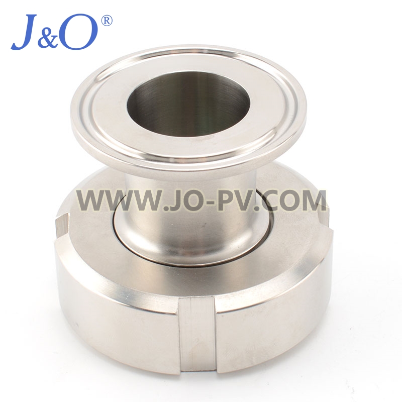 Hygienic Stainless Steel Clamp-Female Connectoin Adapter - J&O Fluid ...